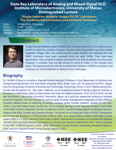 首頁 - University of Macau | State Key Laboratory of Analog and Mixed-Signal VLSI